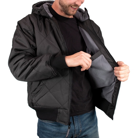 Freeze Defense | Jackets & Coats | Freeze Defense Mens Quilted Fleece ...
